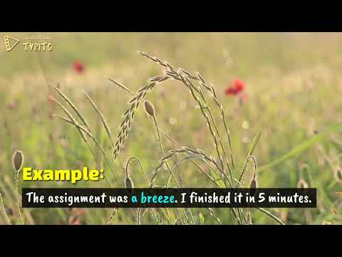 A Breeze - English Idioms and Phrases
