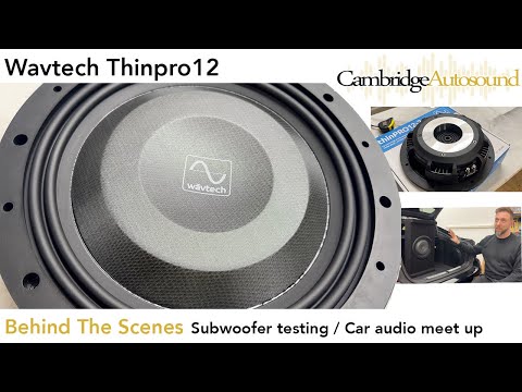 Wavtech ThinPro 12. New Subwoofer. Huge bass in a small space.