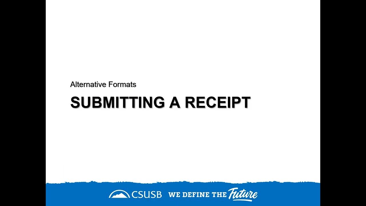 Alternative Formats Tutorial