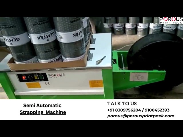 Box Strapping Machine - Semi Automatic Box Strapping Machine Service Provider from Hyderabad