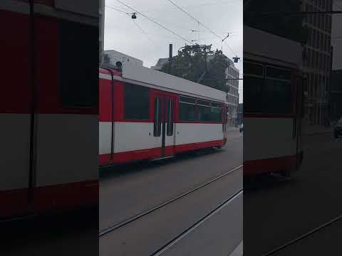 Ulmer Straßenbahn Wagennummer 17 Werkstattfahrt 2024
