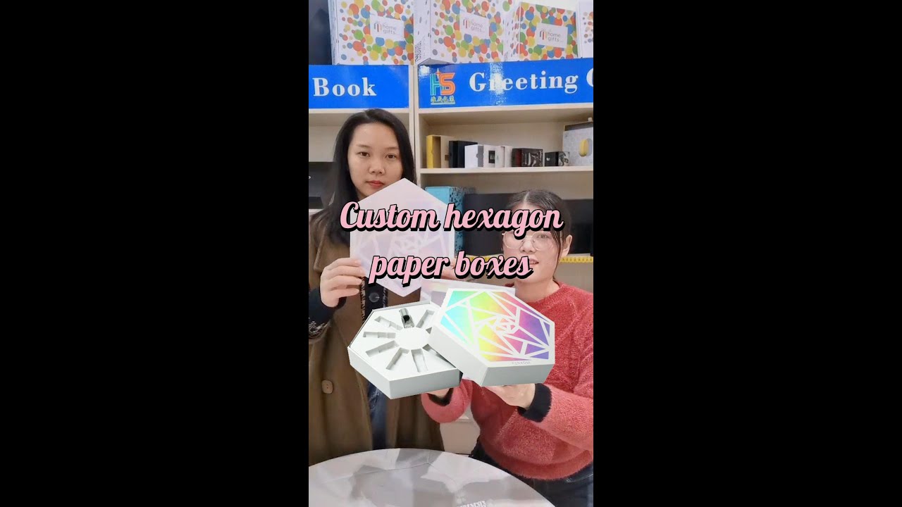 Take a look of custom hexagon paper box for cosmetic