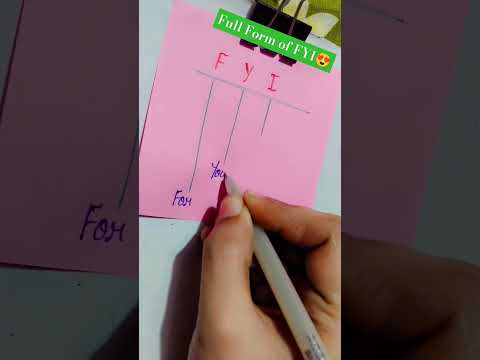 Full Form of FYI | Meaning of FYI | #shorts #shortsfeed #fullform #ytshorts #fyi #gkshorts #gk #yt