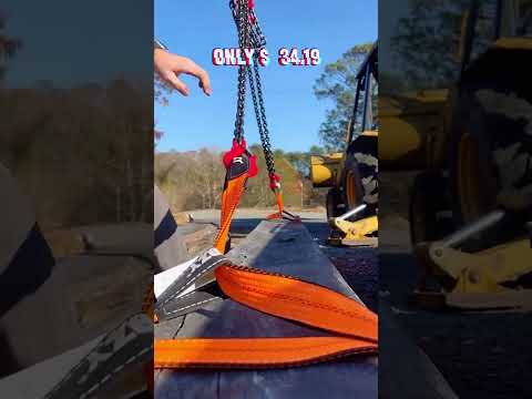 G80 Lifting Chain with Grab Hooks, DOT Certified #bluecollar #heavyequipment