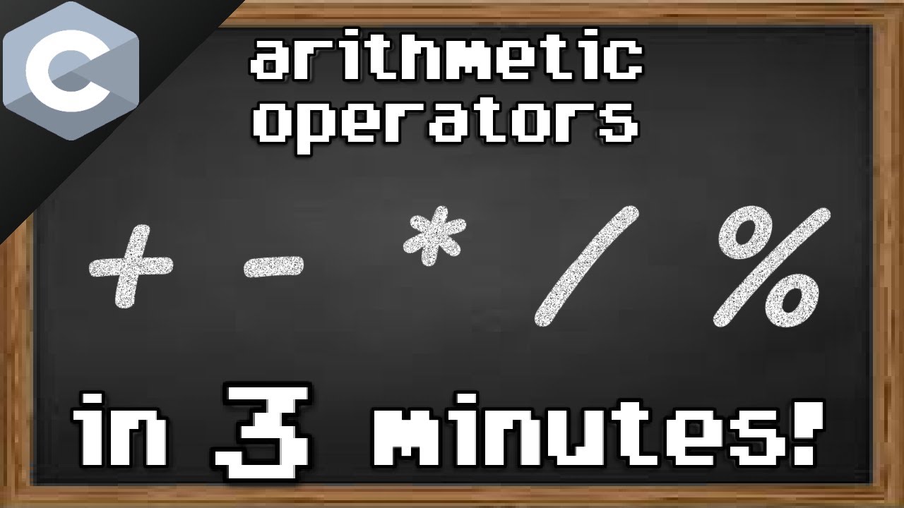 C arithmetic operators ➗