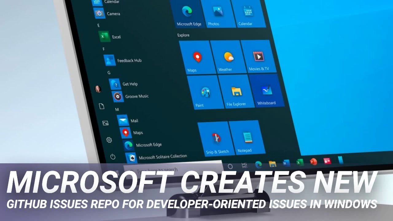 Microsoft creates new GitHub issues repo for developer-oriented issues in Windows