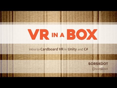 Tutorial on building a Google Cardboard app in Unity3D