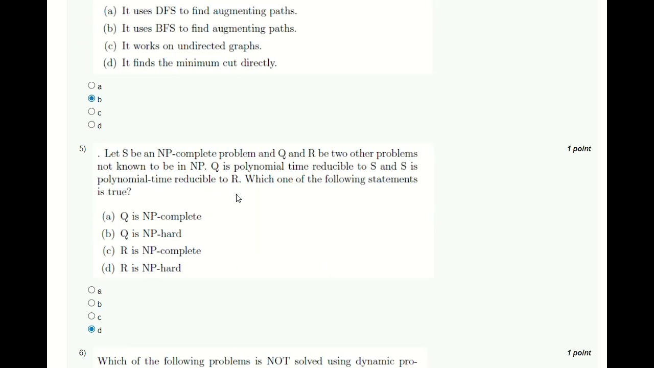 NPTEL Algorithmic Graph Theory and Data Structure Assignment 12 solution