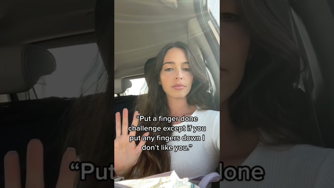 Put A Finger Down Except If You Put Any Fingers Down I Don’t Like You #shorts