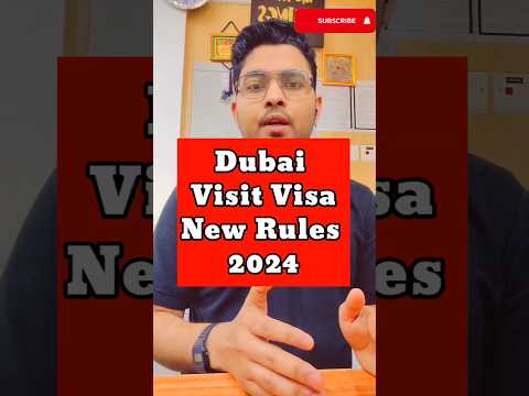 New Dubai Visit Visa Rules You Need to Know! 2024 #dubaijobs