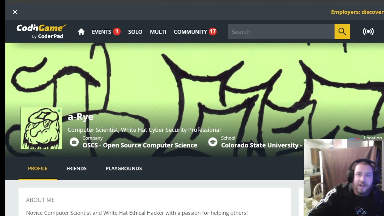 Working on the GitHub website and the CodinGame playground - Mr. Smuff Academy