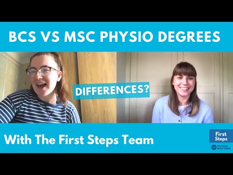 What is the difference between Masters and Bachelors physiotherapy degrees | MSC VS BSC in the UK