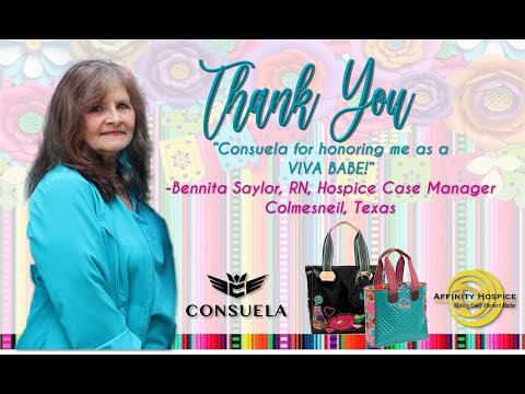 Hospice Nurse Honored by Consuela Handbags