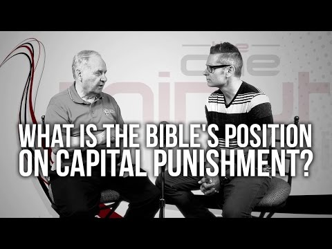 545. What Is The Bible's Position On Capital Punishment?