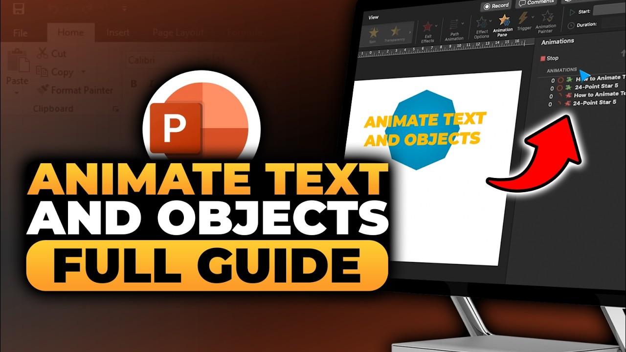 How To Animate Text and Objects in PowerPoint (FAST & EASY) | 100% WORKS | NO Yapping, To The Point!