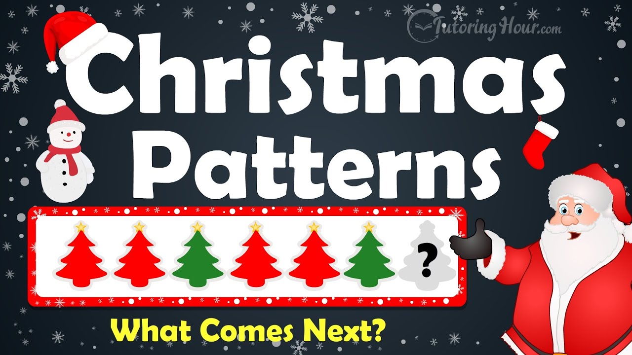 Christmas Patterns for Kids 🎄 | What Comes Next? Fun Holiday Learning!