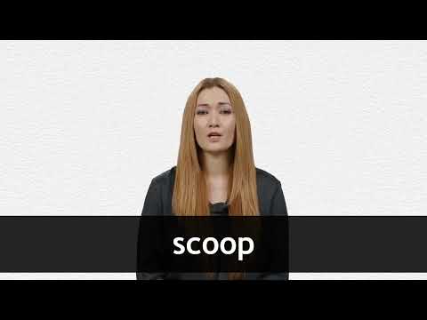 SCOOP definition in American English | Collins English Dictionary