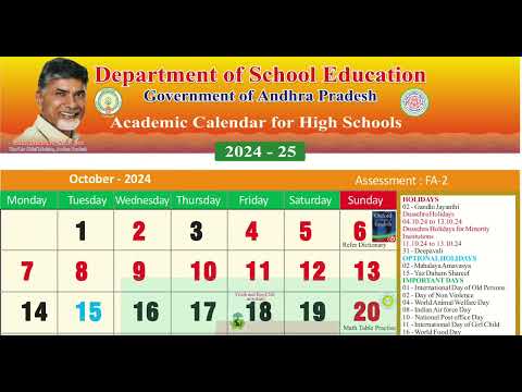 AP High School Academic Calendar 2024-25