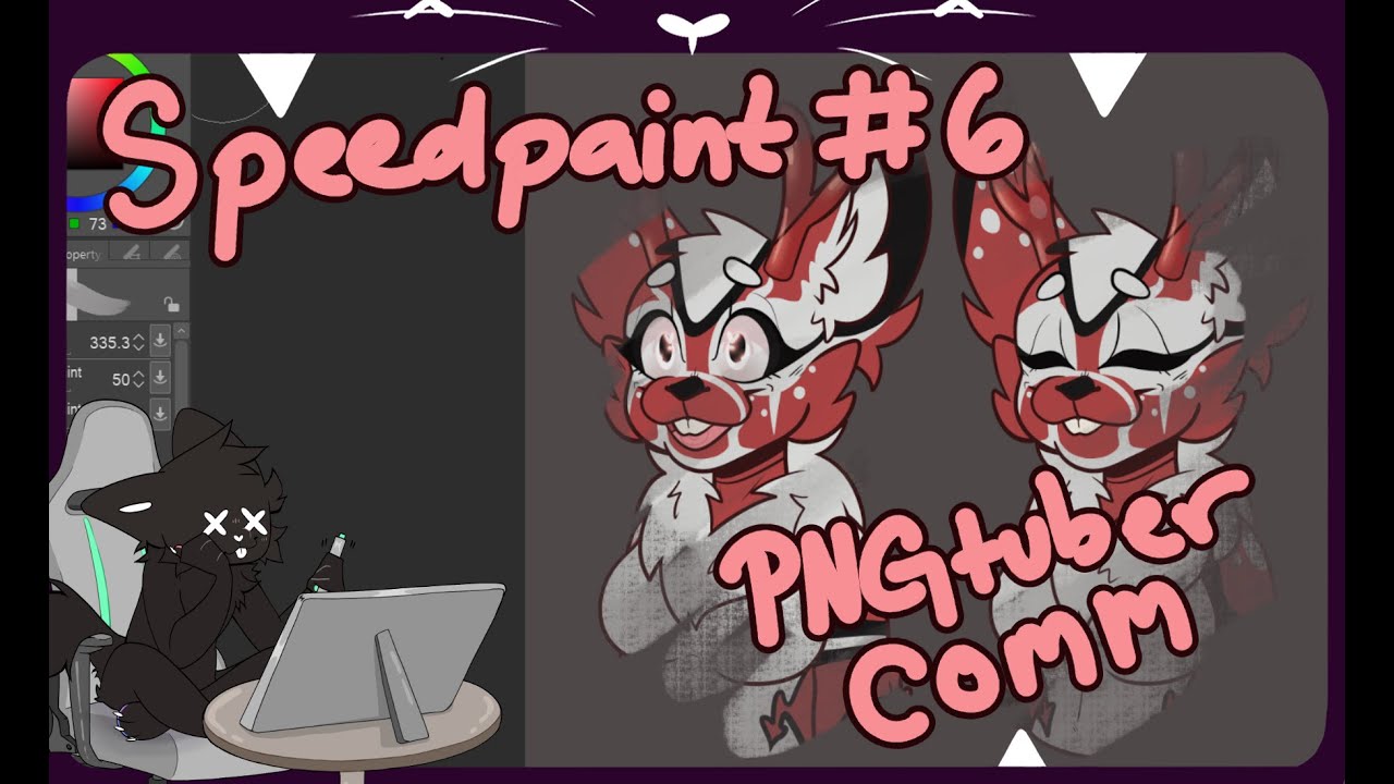Speedpaint #6 - PNGtuber Commission