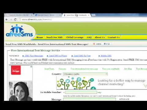 How to Send International SMS Text messages with your computer