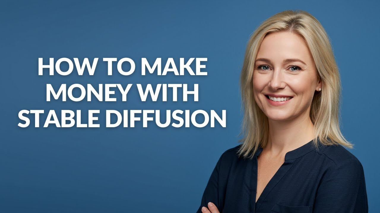 HOW TO MAKE MONEY WITH STABLE DIFFUSION - Julia'sTutorials