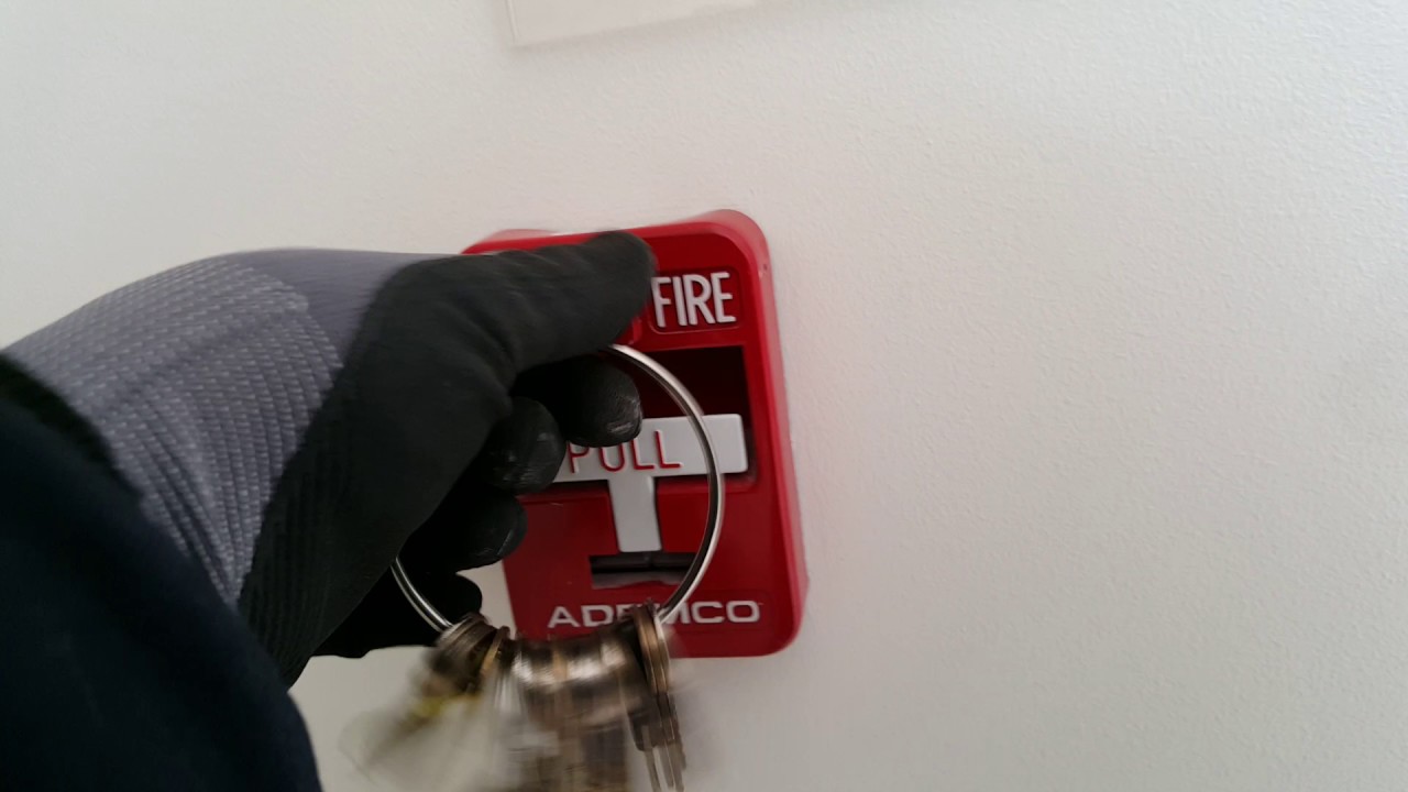 ADEMCO How to test the pull station