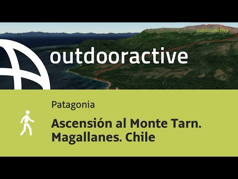 ruta de senderismo en Patagonia: Ascensión al Monte Tarn. Magallanes. Chile