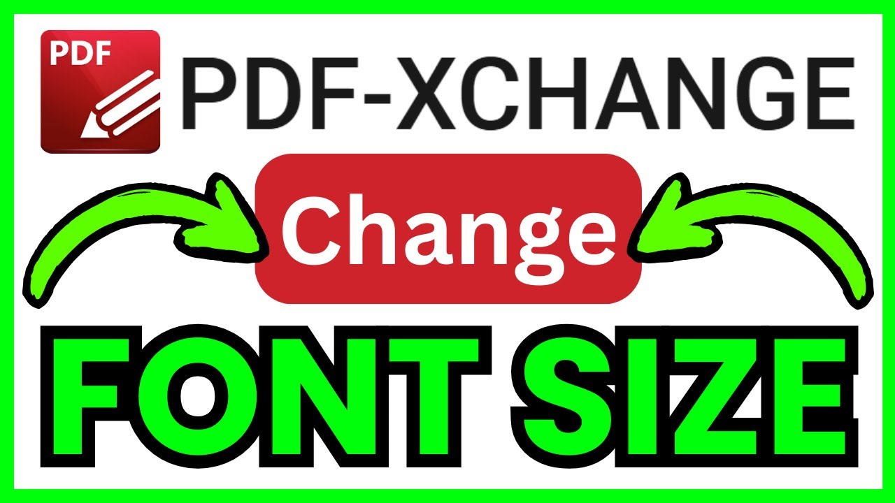How To CHANGE FONT SIZE In PDF XChange Editor (QUICK & EASY) 2026