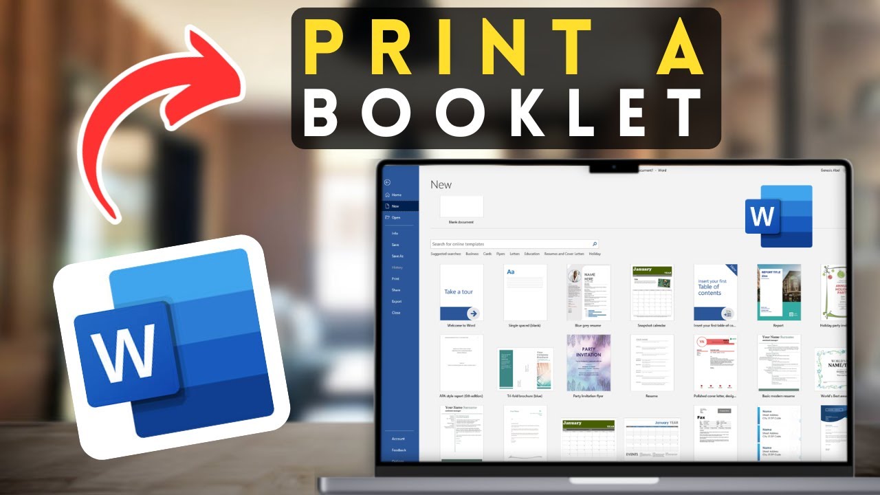 How to Print a Booklet in MS Word | Microsoft Word Tutorial (2025)