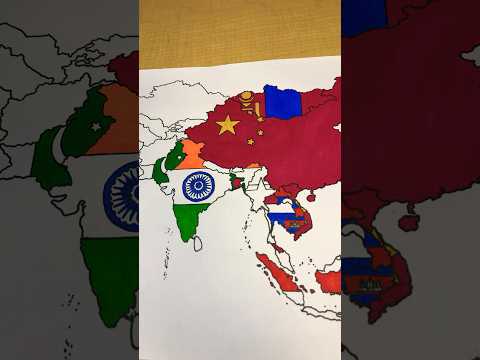 How to Draw MYANMAR’S Flag! #map #myanmar #shorts