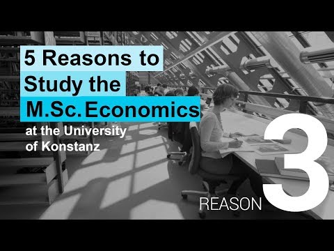 Five reasons to study the MSc Economics in Konstanz: Close Supervision