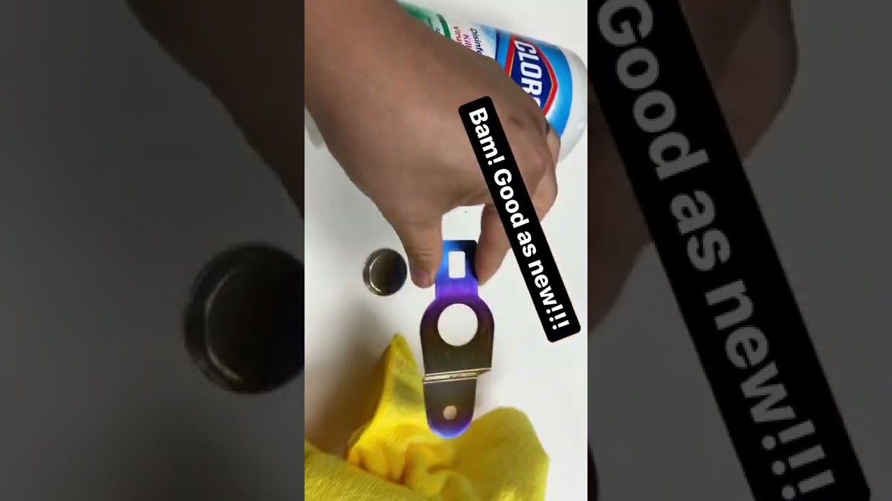 How to care and clean your Chasing JS titanium parts.