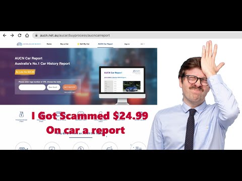 Car Report AUCN Car History Check Scam undefined undefined