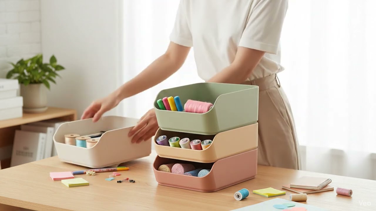 Stackable Minimal Storage Bins for Free on Makerworld