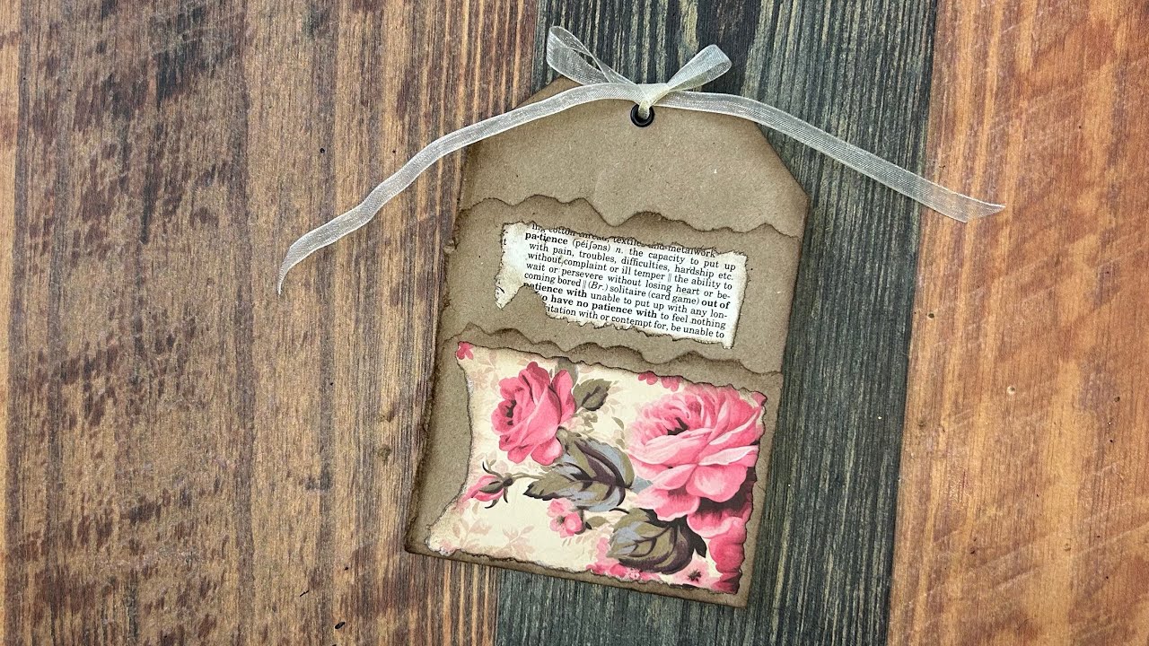 Folded tag with pockets inspired by?
