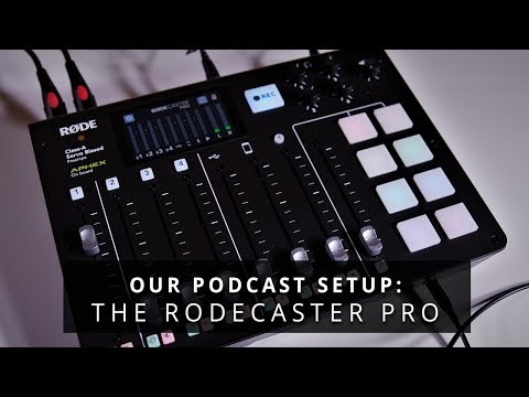 Rodecaster Pro Review | Rode PodMic Dynamic Podcasting Microphone | Our Podcast Setup