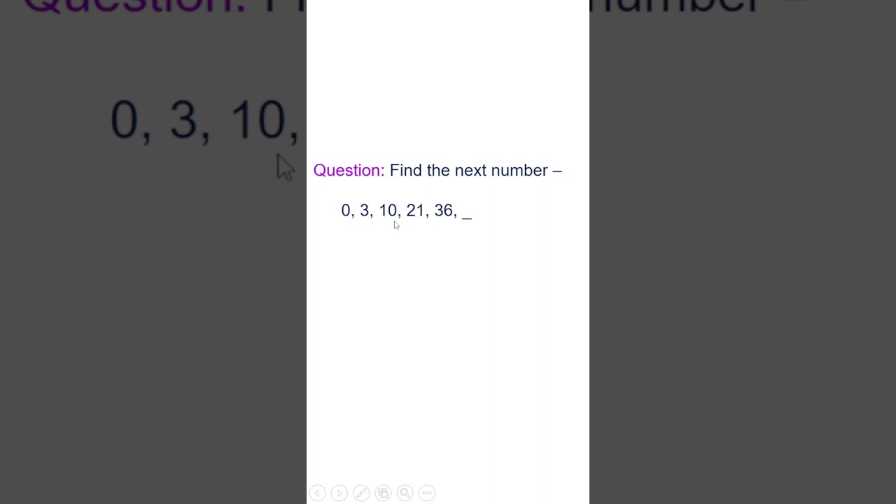 Math Puzzle: Find The Next Number Of The Sequence #shorts