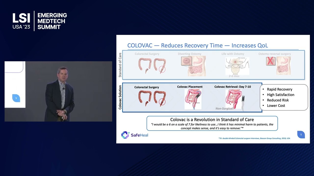 Chris Richardson Presents Safeheal At Lsi Usa ‘23 Life Science