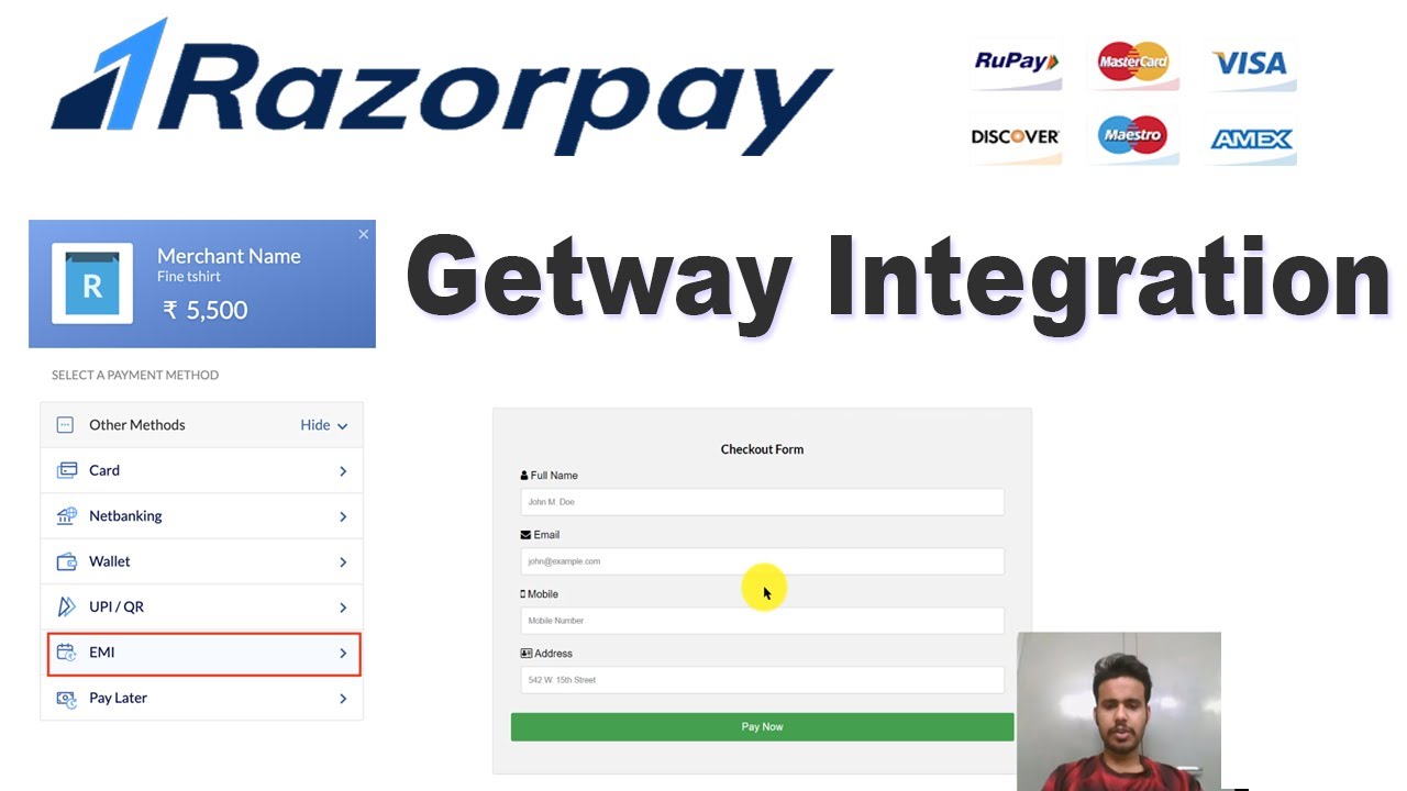 Razorpay payment Gateway Integration in Html / PHP Website or Application | Razorpay Integrate Free