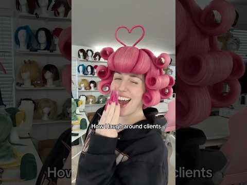 How I laugh as a cosplay Wigmaker #wigstyling #cosplay #cosplaywig #monsterhigh #animalcrossing