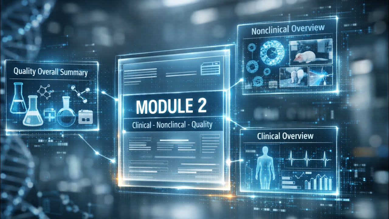 What is CTD Module 2? Quality overall summary , Nonclinical & Clinical Overview Explained 
