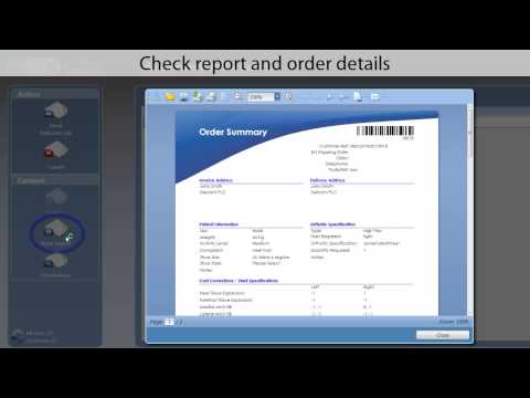 OrthoMODEL - Podiatrist sends prescription to lab (1/2)