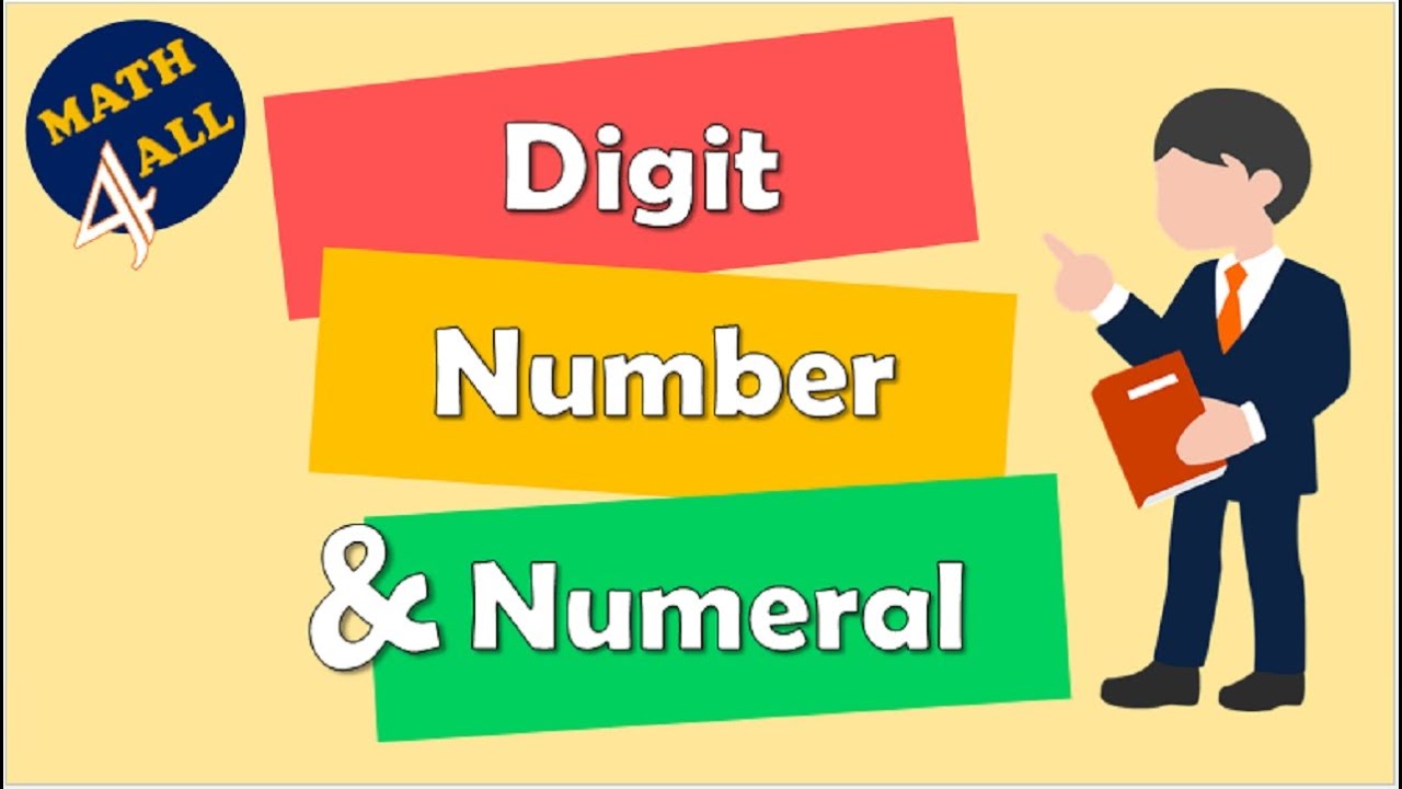 Digit, Number and Numeral | Math For All