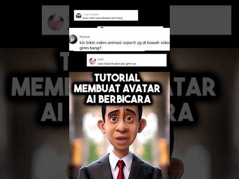 tutorial membuat avatar berbicara | teks jadi suara #ai #chatgpt #chatgpt4 #avatar #aiavatars
