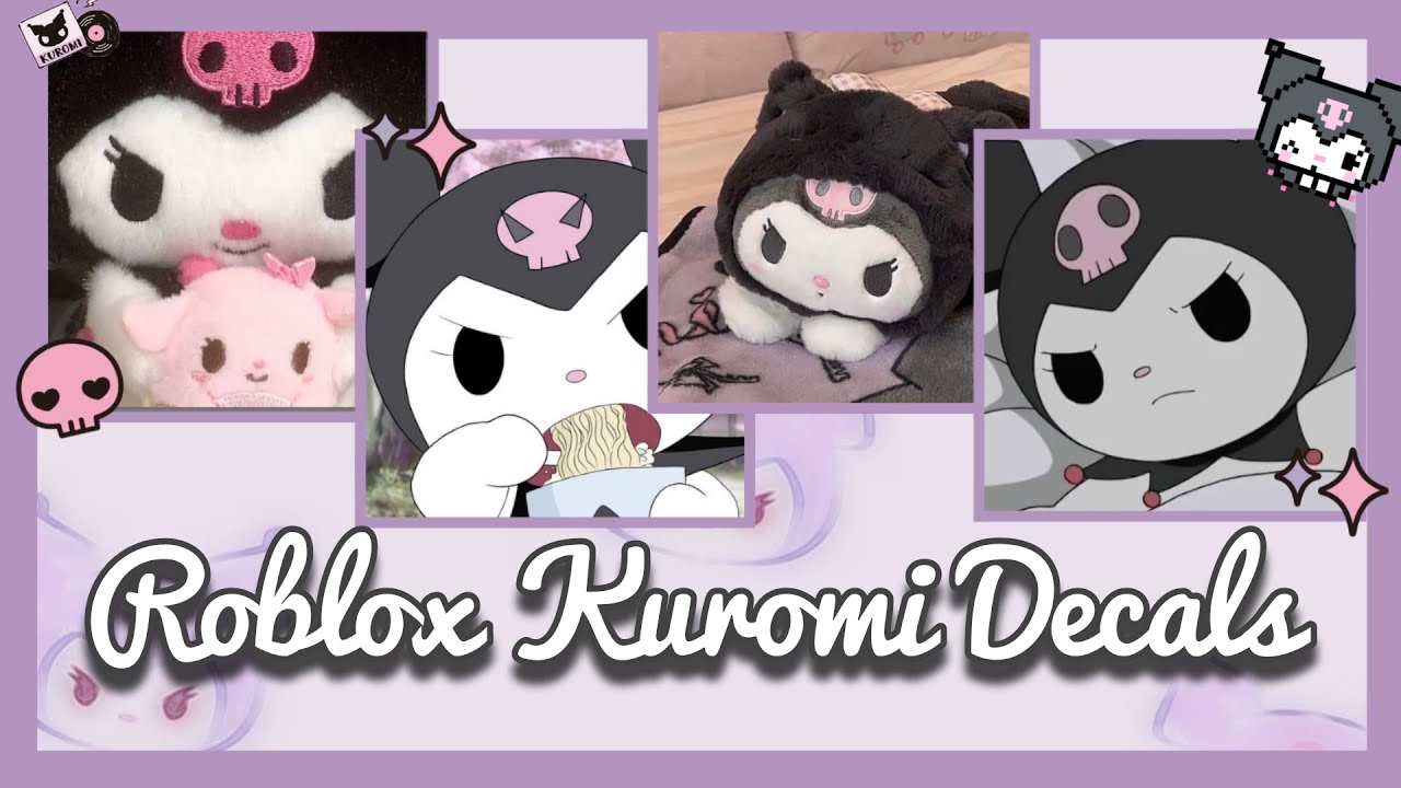 ROBLOX || Bloxburg & Royale High ~ Sanrio Kuromi Decals Ids