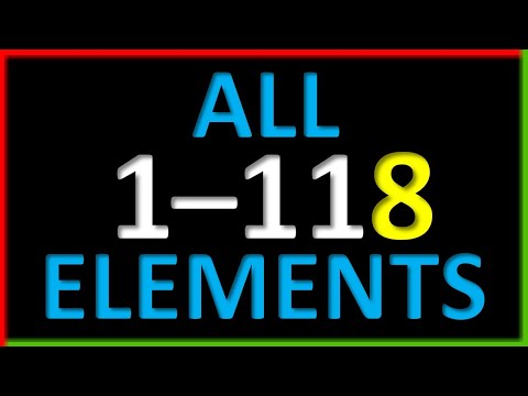 ALL 118 ELEMENTS ATOMIC NUMBER MASS NUMBER ATOMIC WEIGHT TOTAL ELEMENTS || 118 ELEMENTS NAME