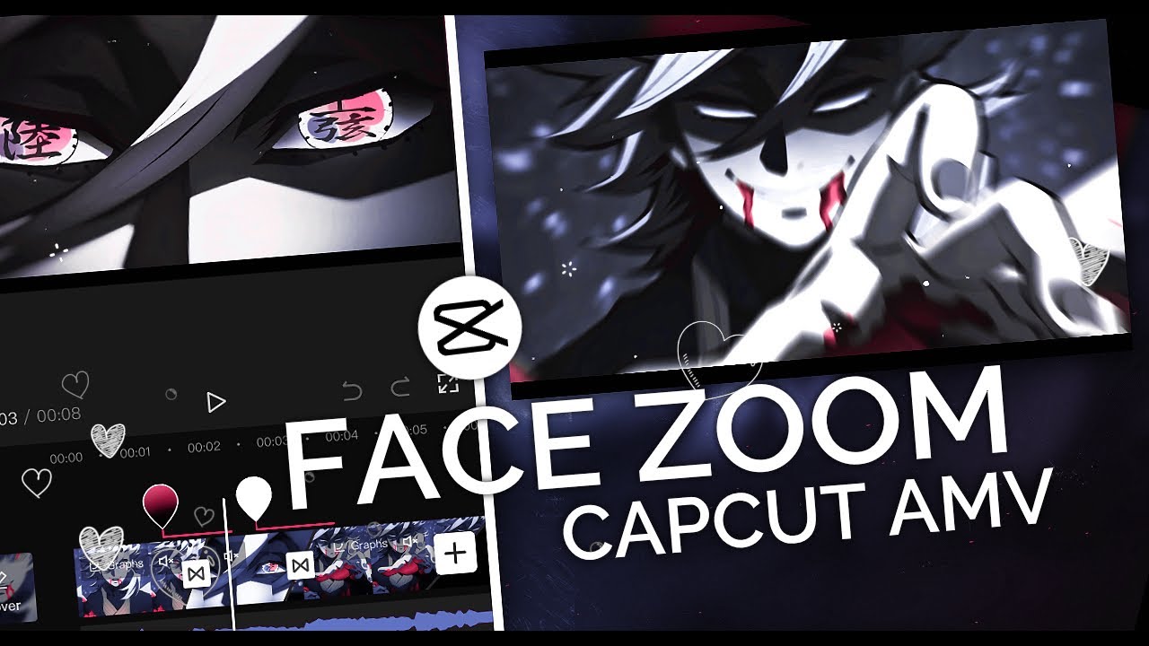 Tutorial Face Zoom - Transition Ideas || CAPCUT AMV