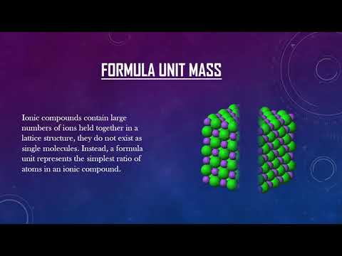 Molecular Mass and Formula Unit Mass Video Lecture - Crash Course for ...