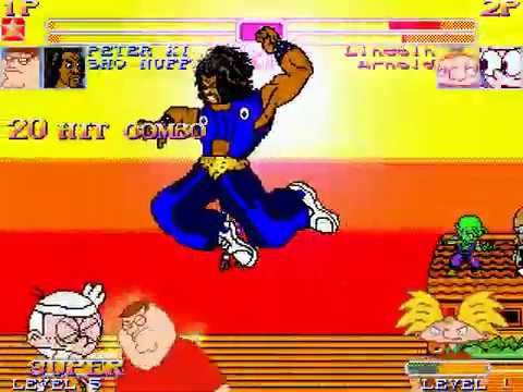 Mugen Peter Griffin XI And Sho Nuff X VS Lincoln Loud And Arnold Shortman