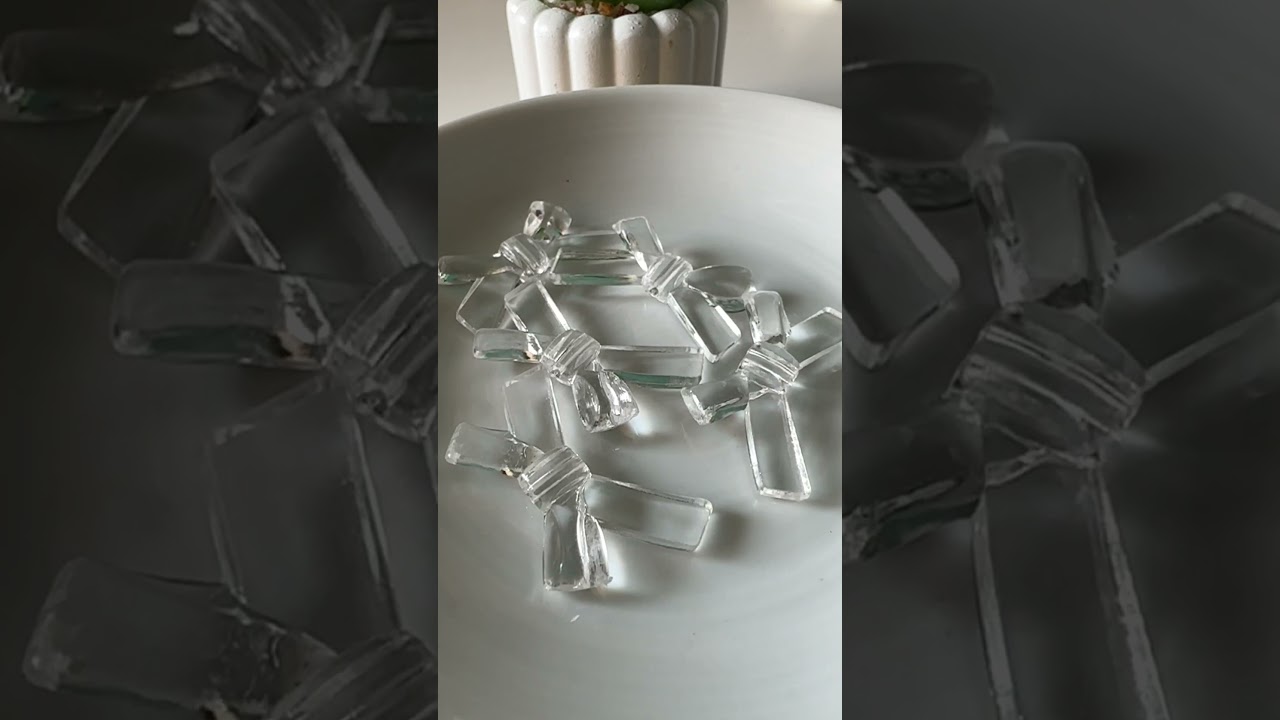 Transparent Clear White Bow Beads for Unique DIY Jewelry.